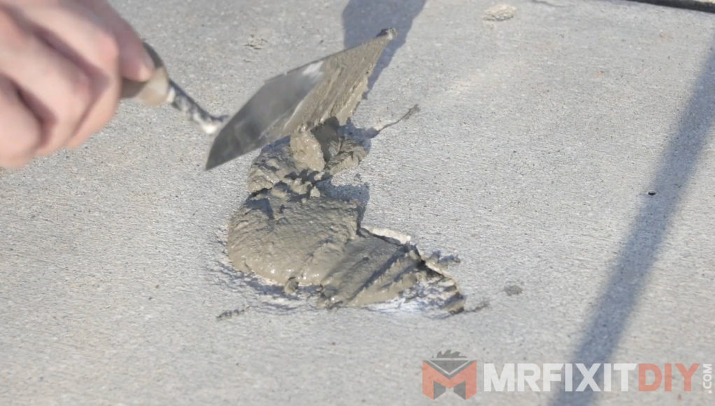 How to Fix a Chip in Concrete | Mr. Fix It DIY